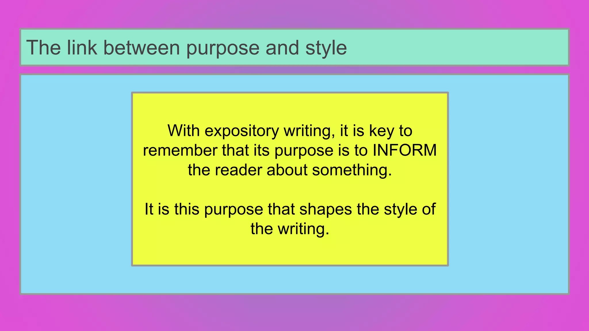 Some key charactertistics of expository texts | PPT