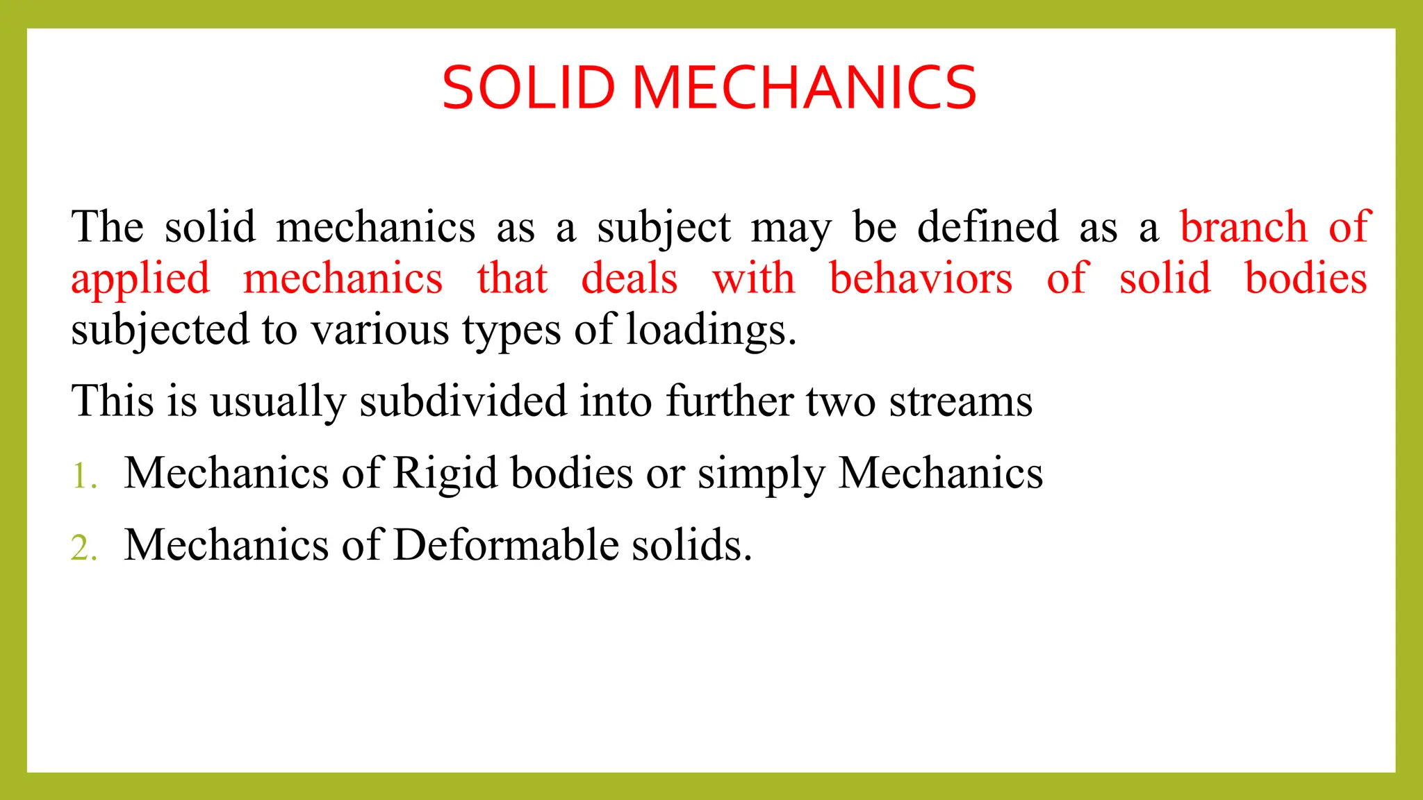 Strength Of Materials Engineering Mechanics Unit 1 Pdf