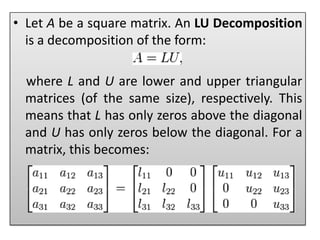 Some methods for small systems of equations solutions | PPT
