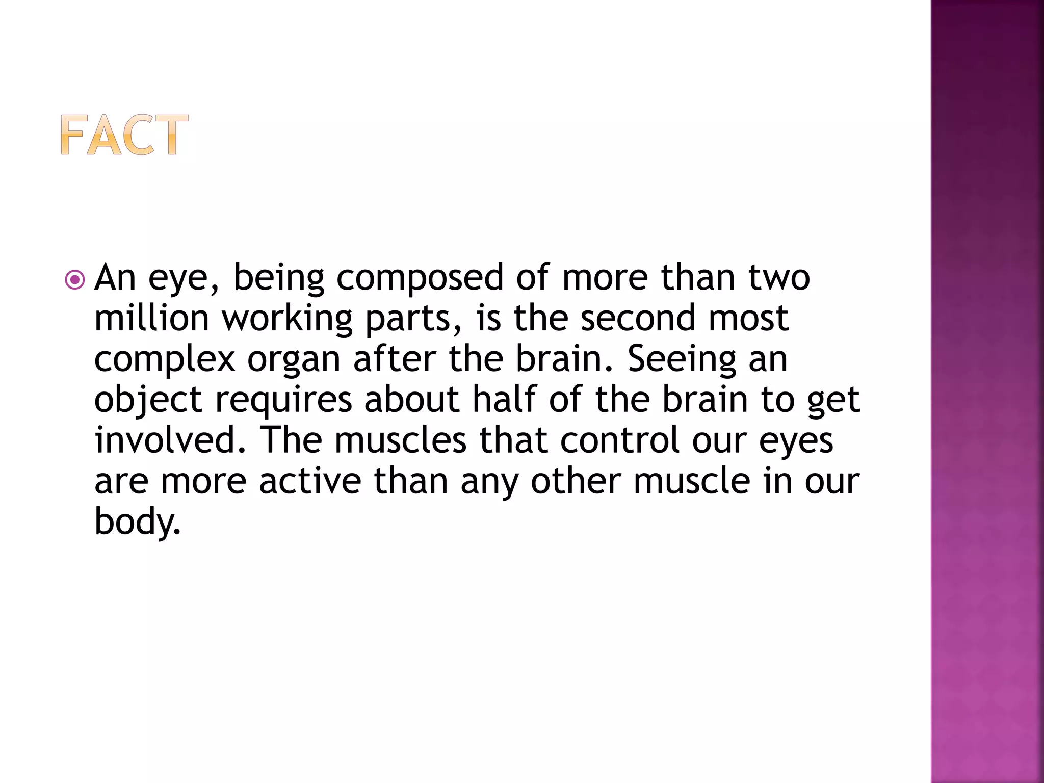 Some Myths and Fun Facts About Your Eyes | PPTX