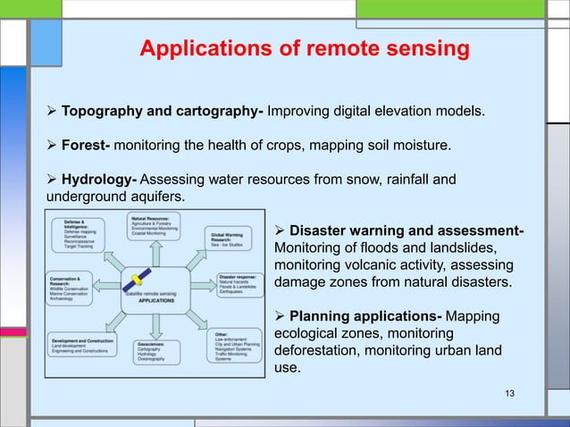 Basic Concepts of Remote Sensing | PPTX | Physics | Science