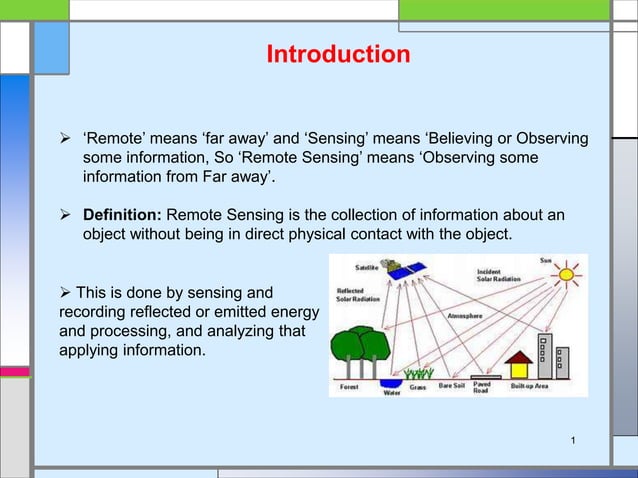 Basic Concepts of Remote Sensing | PPTX | Physics | Science