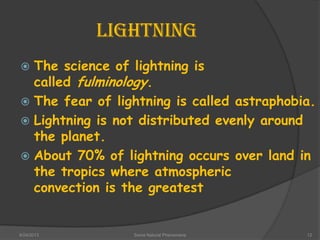 Some Natural Phenomena class 8 EVS by arpit | PPTX