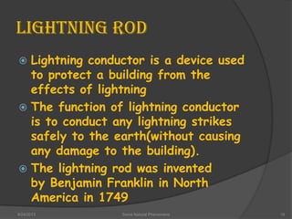Some Natural Phenomena class 8 EVS by arpit | PPTX