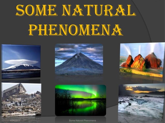 Some Natural Phenomena class 8 EVS by arpit | PPT