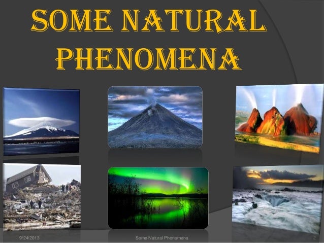 Some Natural Phenomena class 8 EVS by arpit