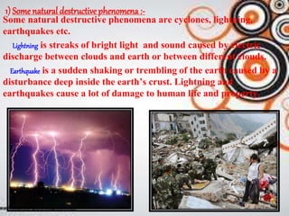 Some natural phenomena ppt | PPSX