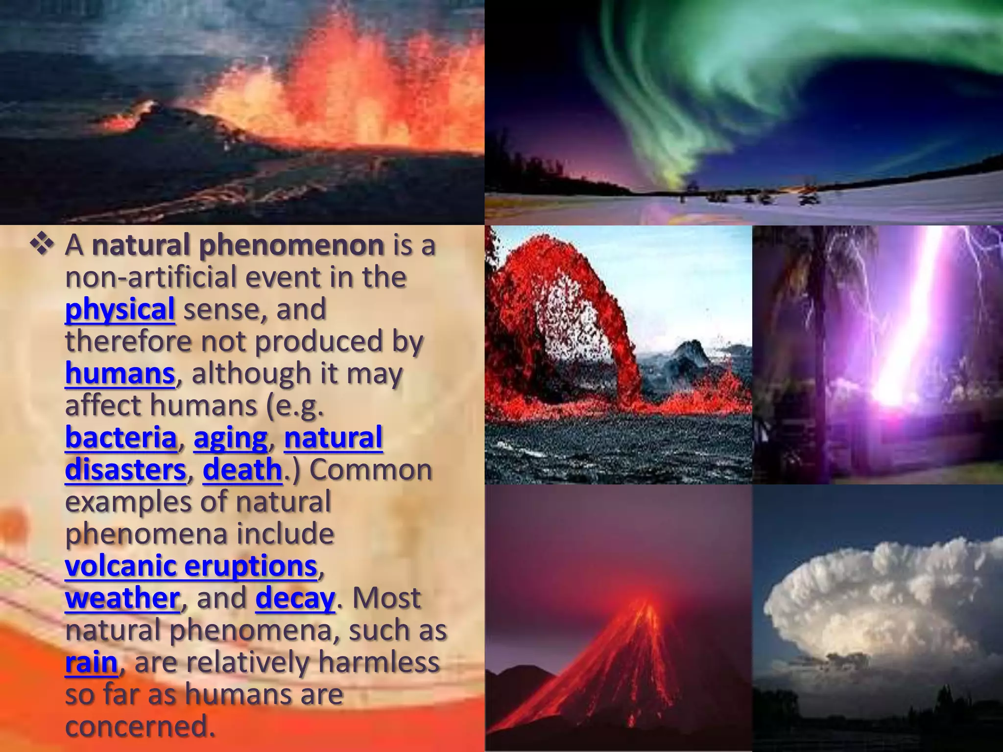 Natural phenomena | PPTX