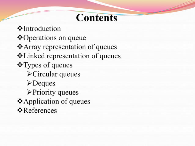 queue & its applications | PPTX