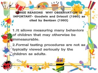 Some observable classroom behavior | PPT