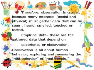 Some observable classroom behavior | PPT