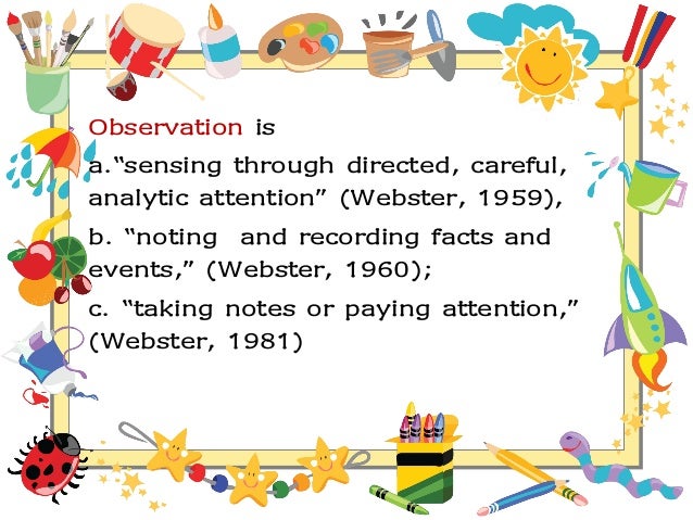 Some Observable Classroom Behavior