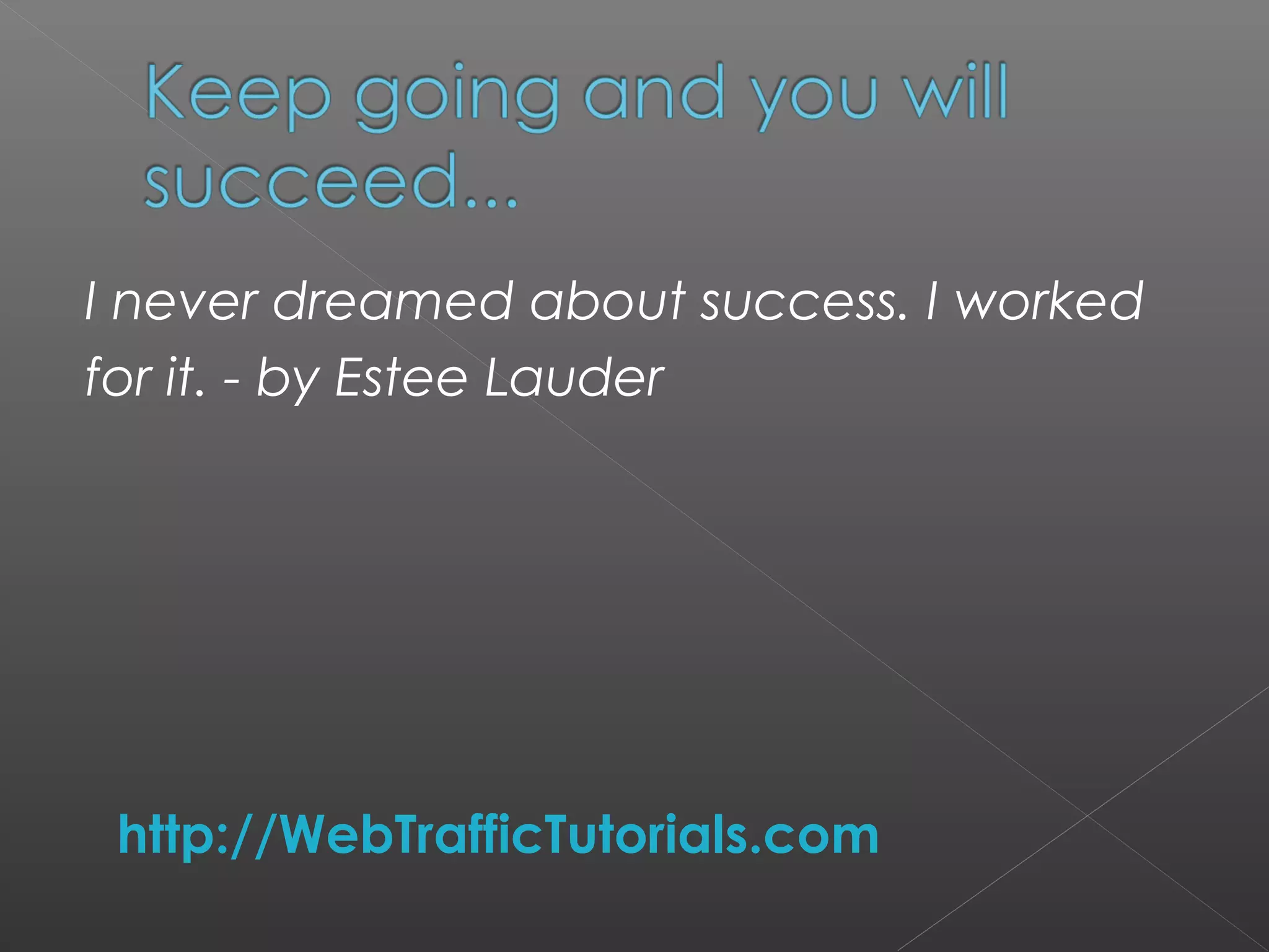 Some of my favorite success quotes! | PPT | Marketing and Advertising ...