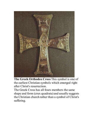 Some of the most important symbols for orthodox christians in the ...