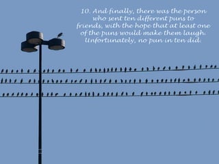 Some Of The Worst Puns In The World | PPT