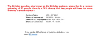 Problems on probability and statistics in IIT | PPTX