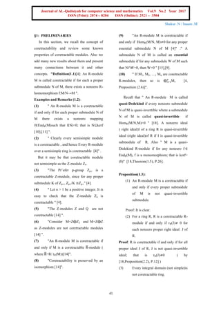 Some results about coretractable modules | PDF | Programming Languages | Computing