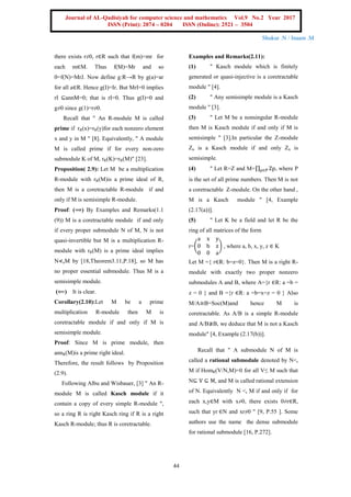 Some results about coretractable modules | PDF | Programming Languages | Computing