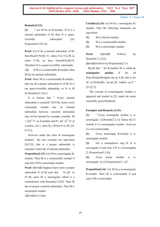 Some results about coretractable modules | PDF | Programming Languages | Computing