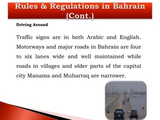 Business Friendly Bahrain | PPTX | Business | Business and Finance