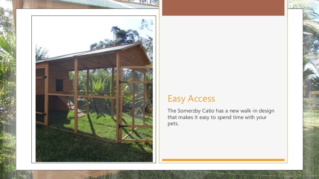 The Catio - Somerzby Cat Enclosures