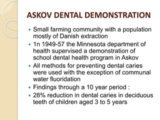 Some school oral health programs | PPTX