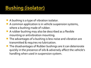 vibration control on machine seminar ppt | PPT