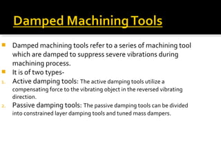 vibration control on machine seminar ppt | PPT