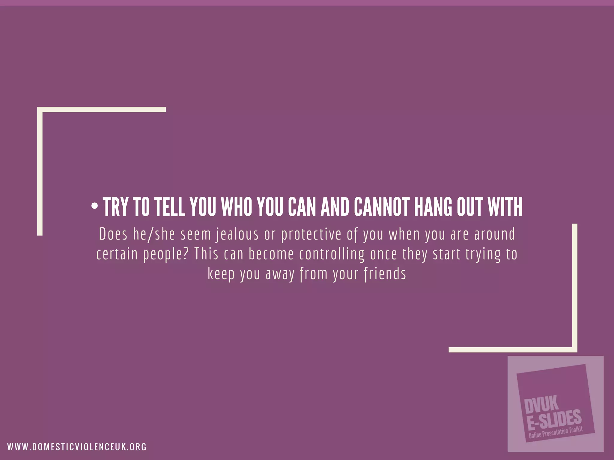 Some Signs Of A Controlling Behaviour | PDF