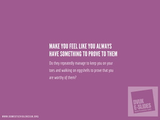 Some Signs Of A Controlling Behaviour | PDF