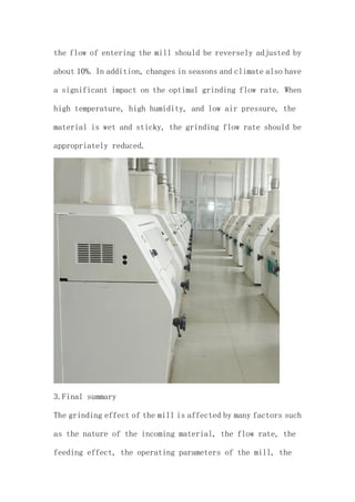 Some simple operation of wheat flour milling | PDF