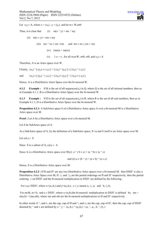 Some special artex spaces over bi monoids | PDF