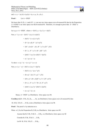 Some special artex spaces over bi monoids | PDF