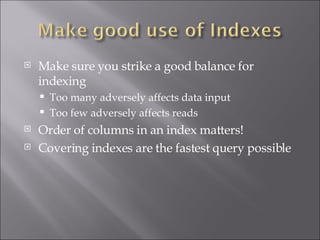 Something About Mysql Database Index | PPT