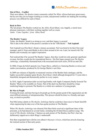 Something about the beatles delegate handout | PDF