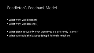 Something educational - how to give feedback | PPTX | Workshops and ...