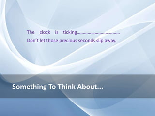 Something to think about | PPT