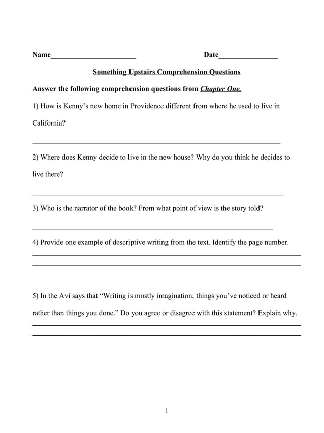 Somethingupstairs comp | DOC