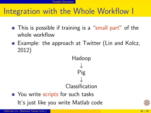 Some Thoughts On Large Scale Data Classification Ppt