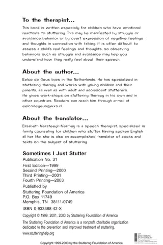 Sometimes stutter | PDF | Brain and Nervous System Disorders | Diseases ...