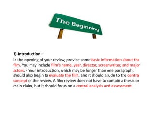 Some tips to help you write a movie | PPT
