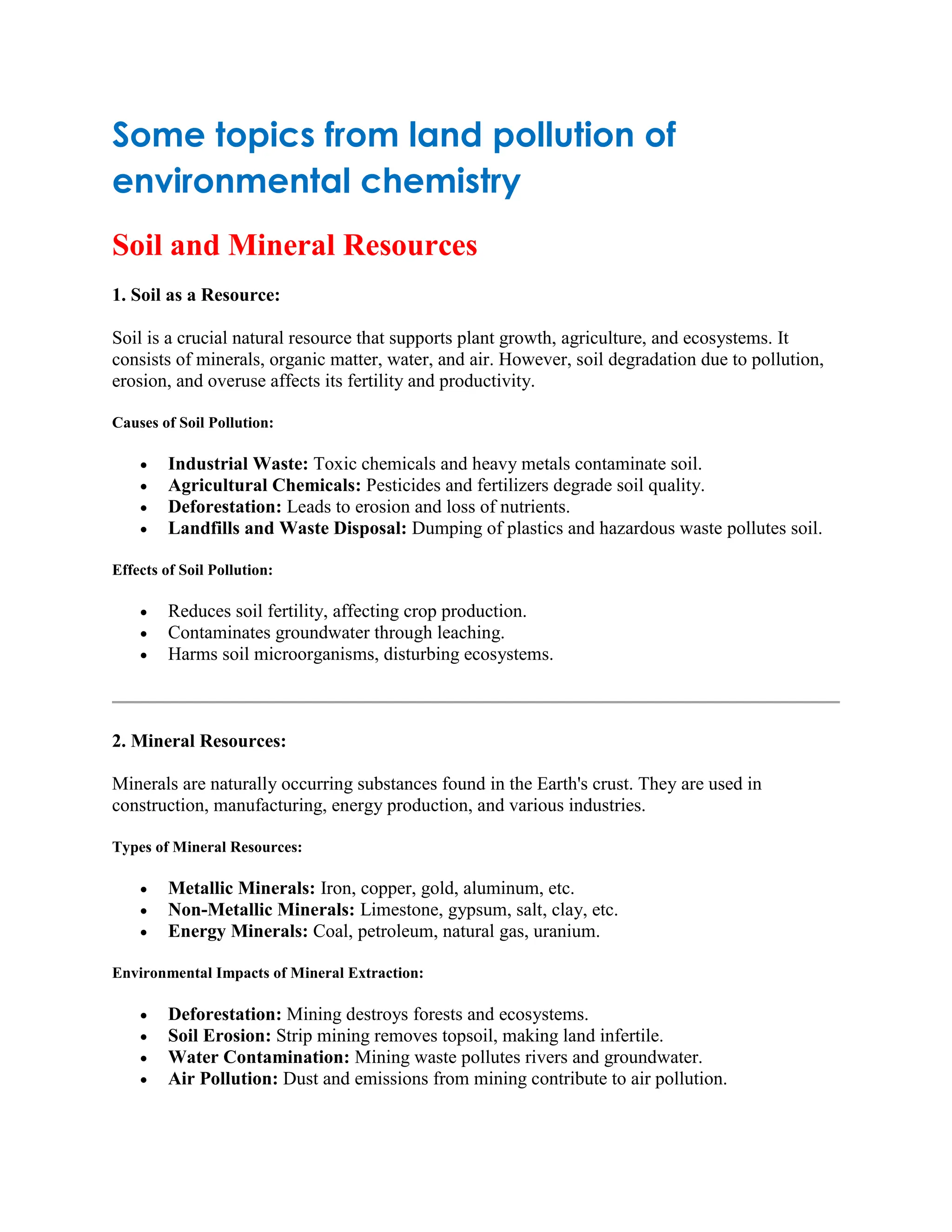 Some topics from land pollution of environmental chemistry.pdf