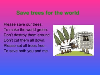 Some trees in our school by Team Fox | PPT