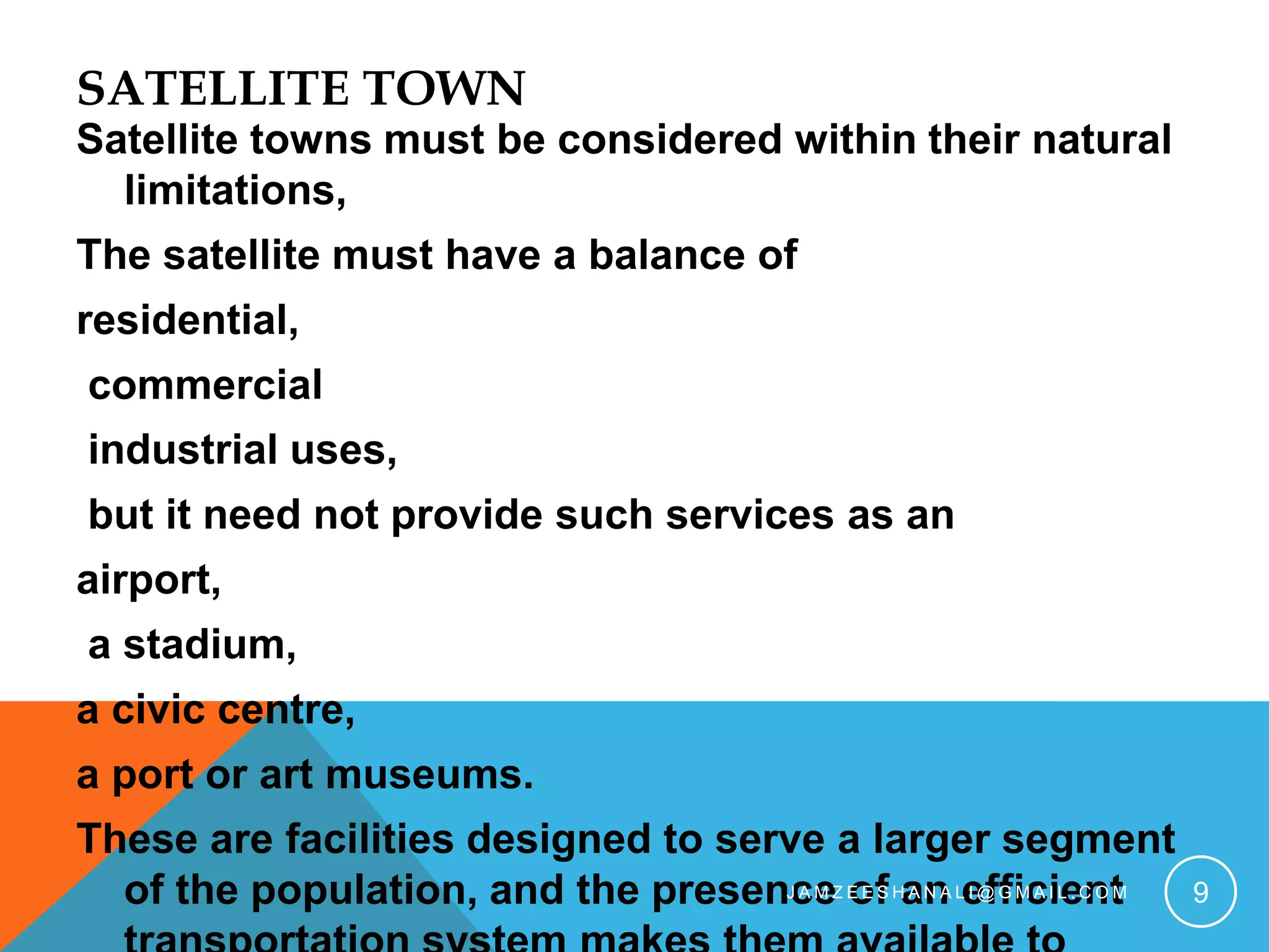 Some types of towns and cities | PPTX