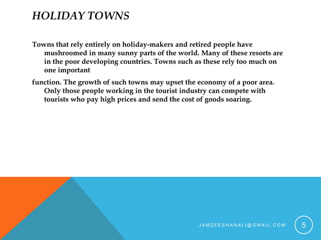 Some types of towns and cities | PPT