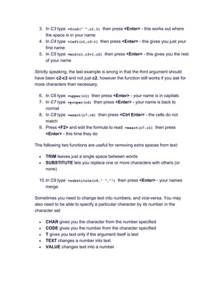 functions_in_microsoft_excel_2003 | PDF