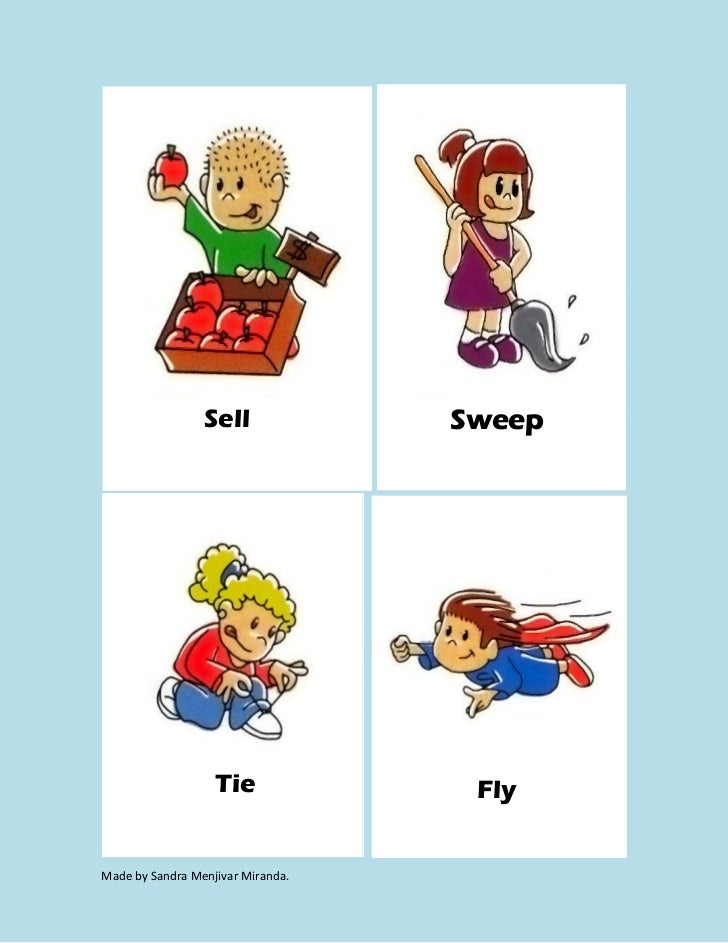 Some verbs pictures