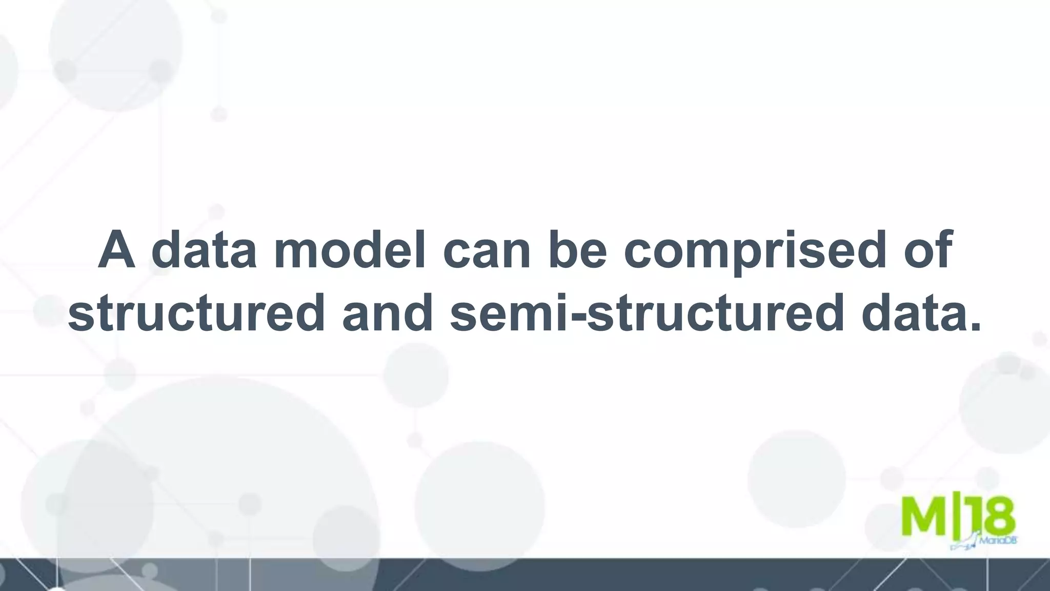 Somewhere between schema and schemaless | PPT