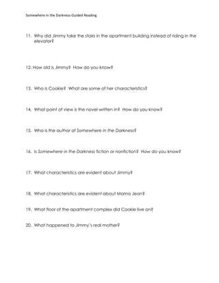 Somewhere In The Darkness