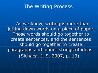 Some writing problems | PPT
